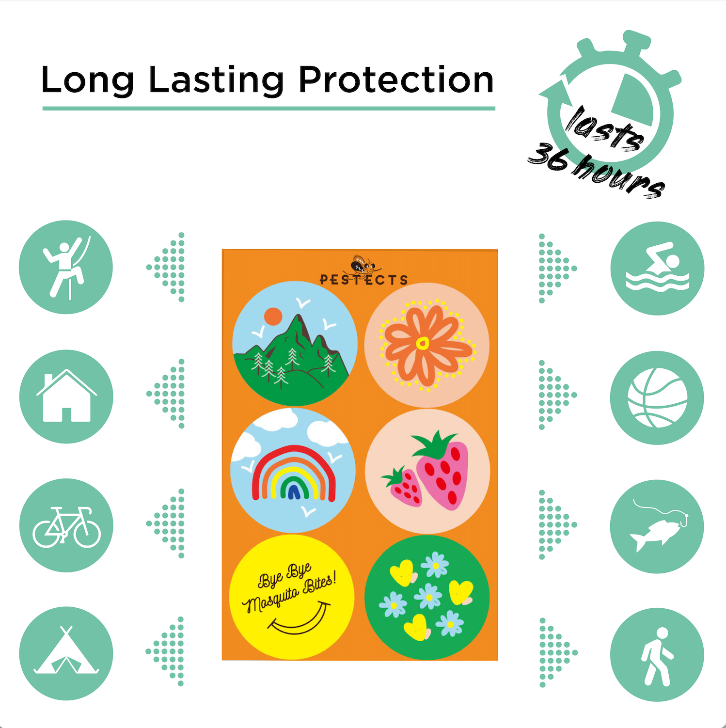 Insect Repellent Patches 60 Pack – Pestects